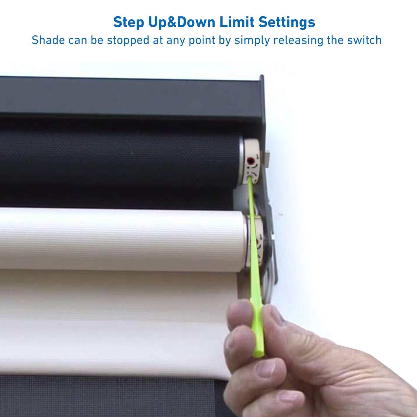 DM25DS 12V RV Electric Roller Shade| 1-3/16” RV Replacement Shades ...